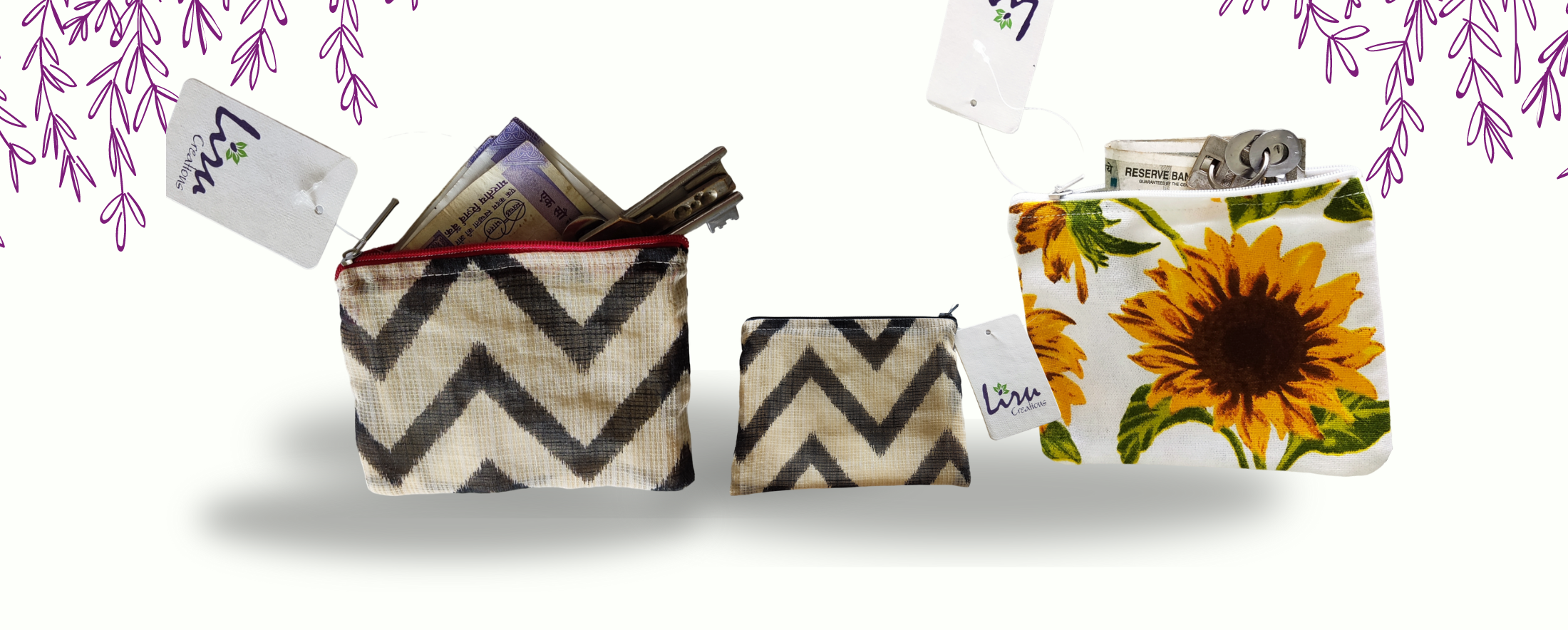 Small Pouches – LIRU CREATIONS
